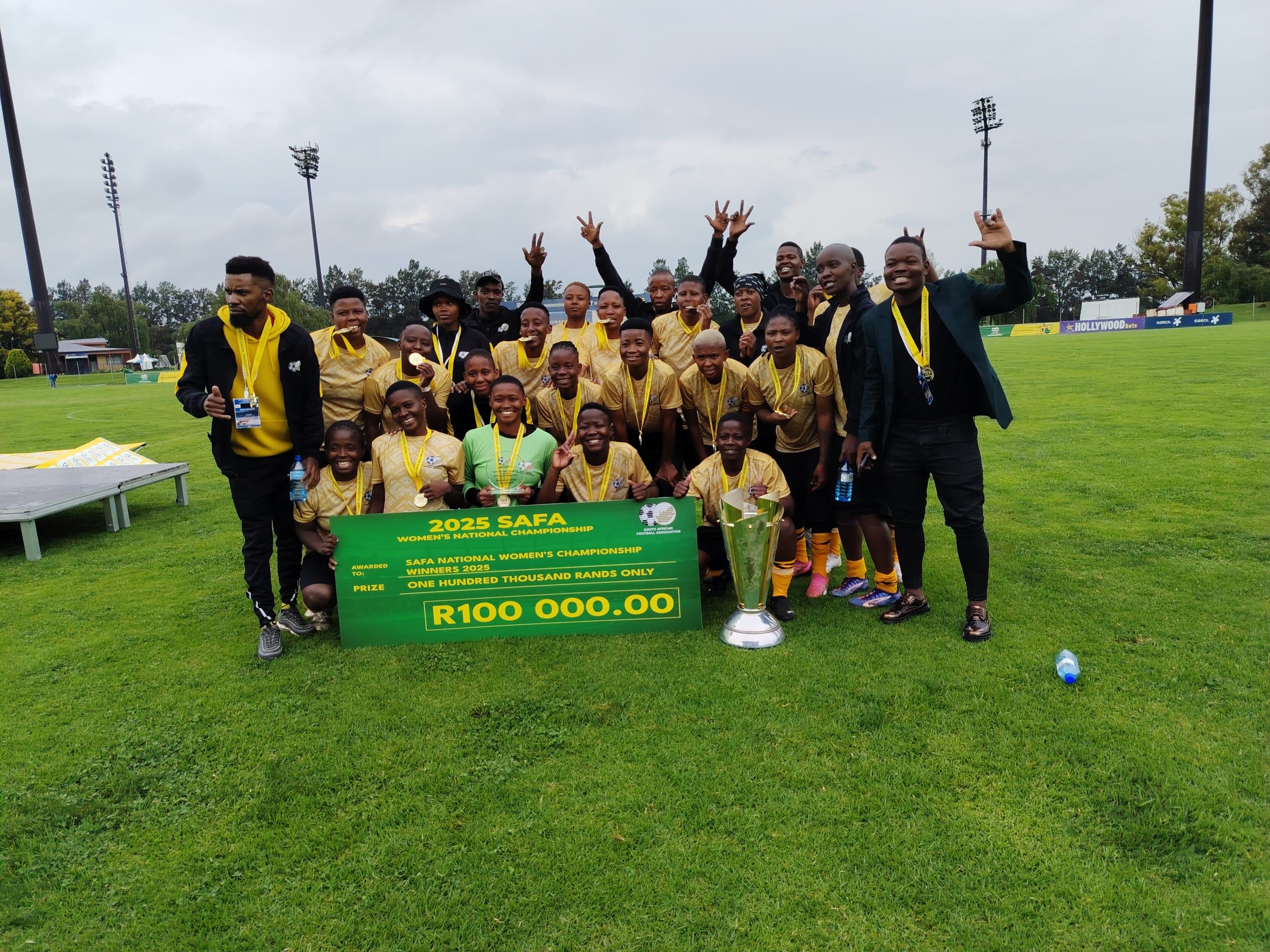 SAFA CEO applauds Diepkloof Ladies who were crowned 2025 SAFA Women’s ...